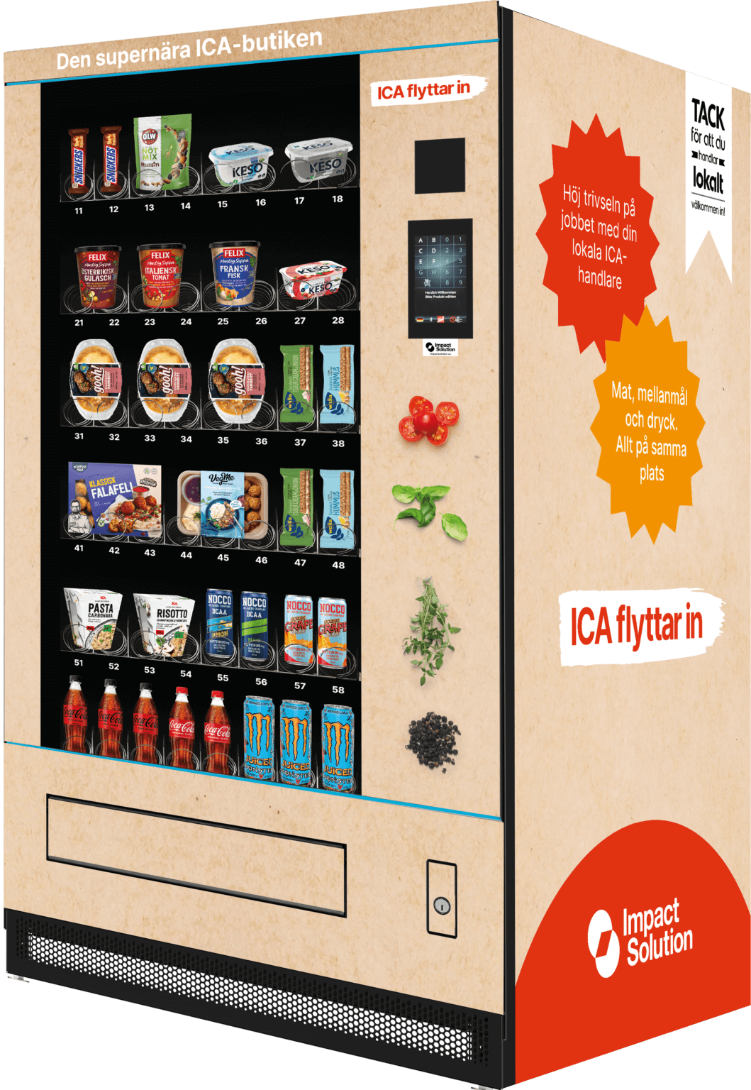 Vending machine för företag | Vending machines för alla behov